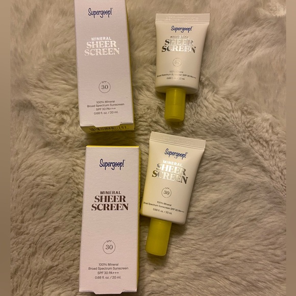 Supergoop! | Skincare | New Bundle Of 2 Supergoop Mineral Sheer Screen ...
